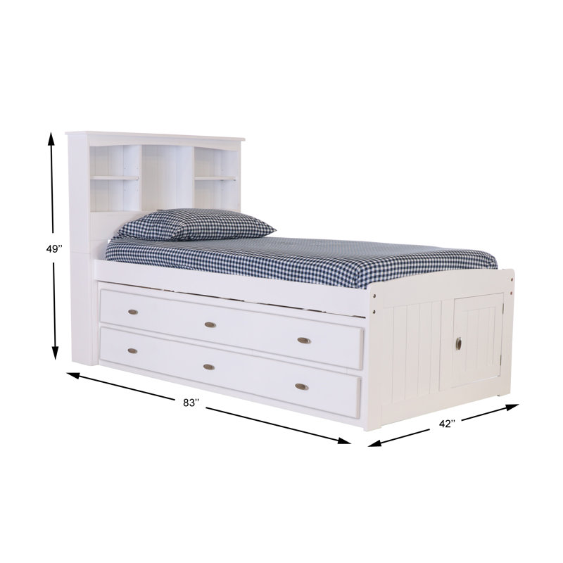Viv + Rae Beckford 6 Drawer Mate's & Captain's Bed with Bookcase by Viv + Raeâ?¢ & Reviews | Wayfair